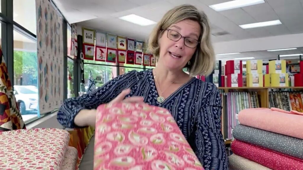 Tantalizing Tulip Tango: A Vibrant Fabric Dance