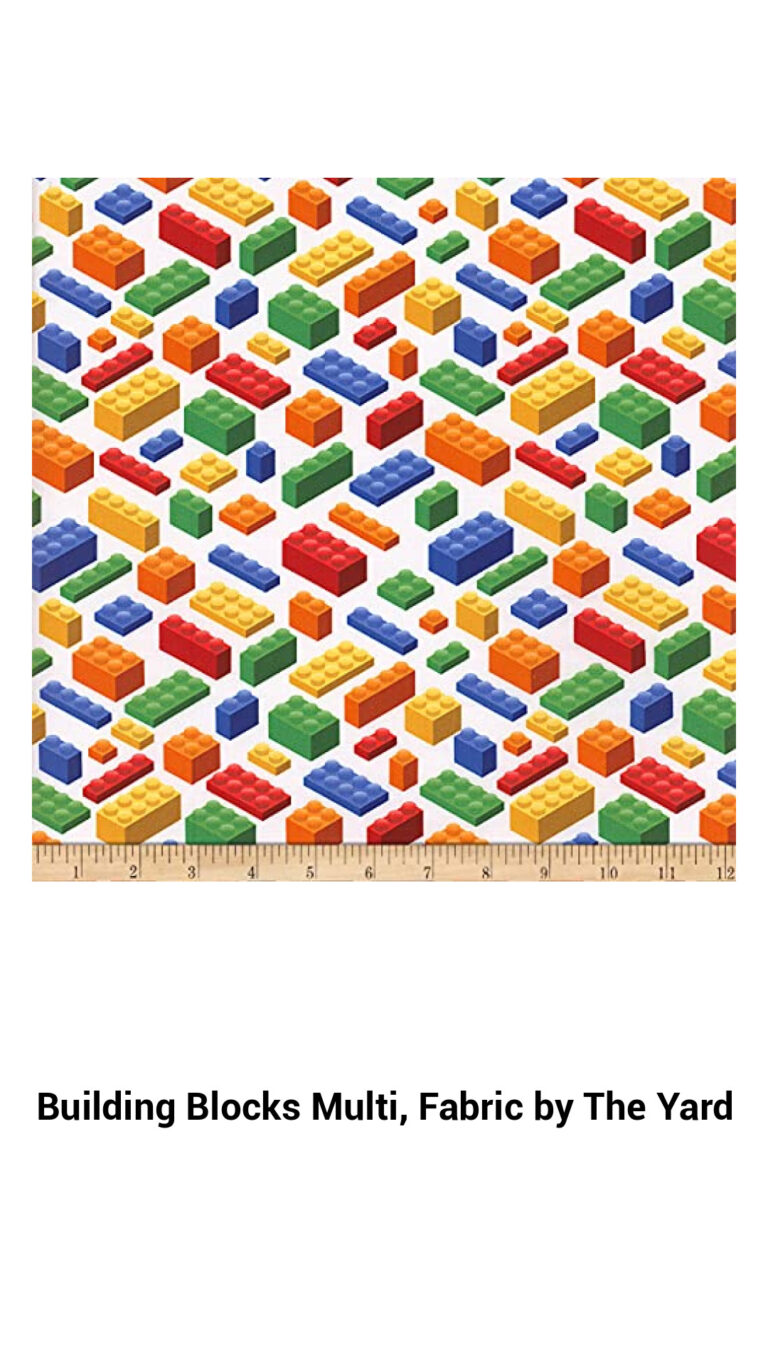 Versatile Cotton Building Blocks Fabric by The Yard for Quilting ...