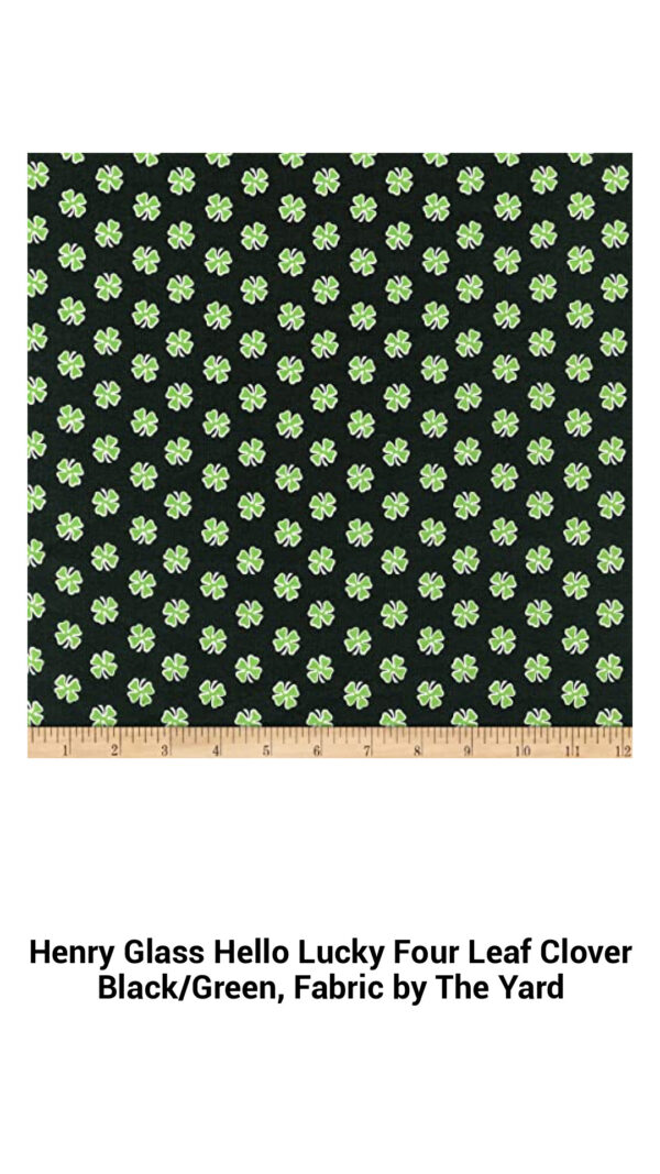 Discover the Joy of Sewing with Henry Glass Hello Lucky Four Leaf ...